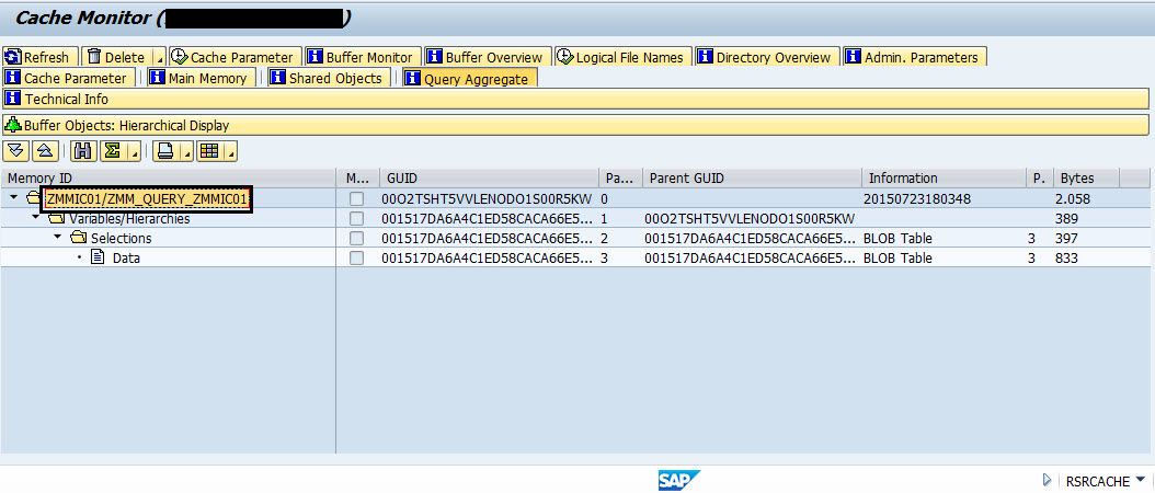 Martin Maruskin blog (something about SAP): How to put query into SAP BW cache?