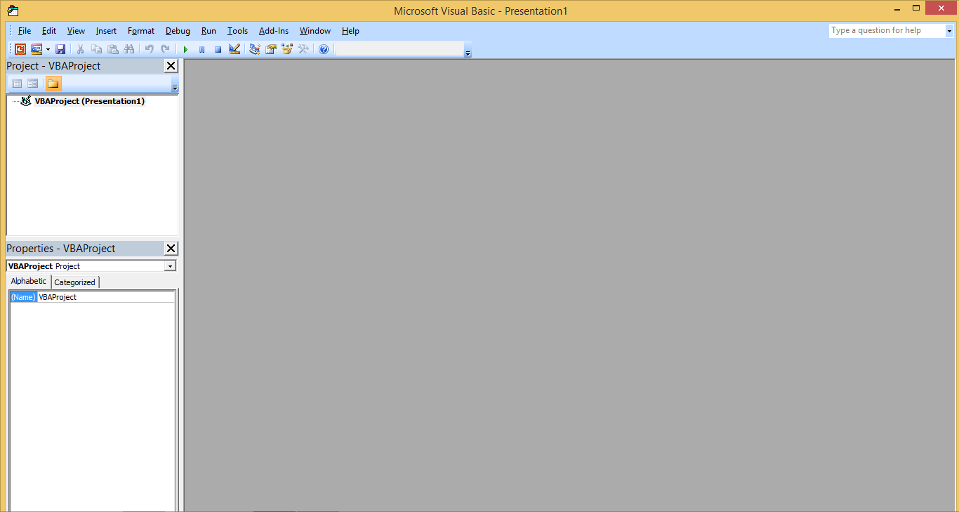 Membuka Visual Basic Editor Vba Powerpoint