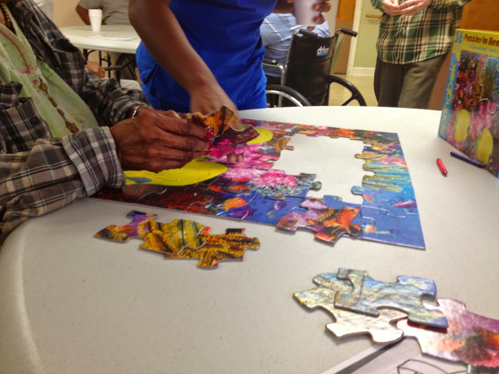 Puzzles To Remember: Alzheimer's Patients Enjoying Springbok ...