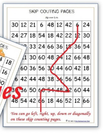 Home Learning- Skip Counting Maze