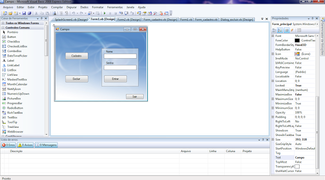 Compilando Fácil: VISUAL BASIC - Programação Orientada a Eventos Compilando Fácil: VISUAL BASIC - Programação Orientada a Eventos