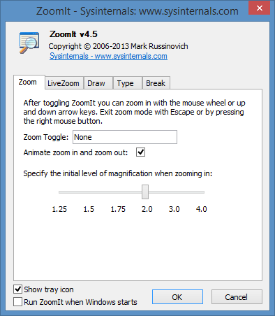 Screen Zooming Tool in Windows