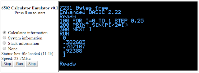 6502 Emulator Ehbasic Amelatribal