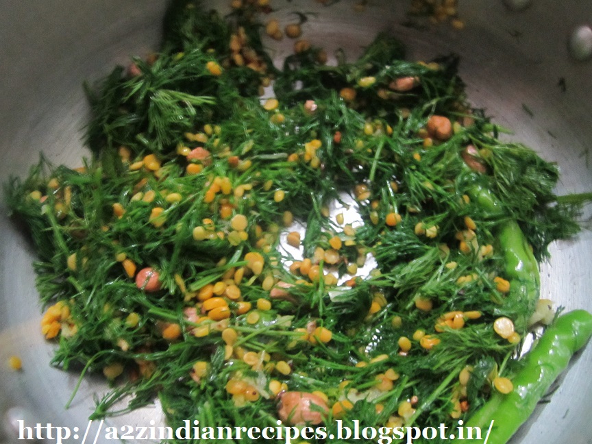 a2zindianrecipes: Shepu Patal Bhaji