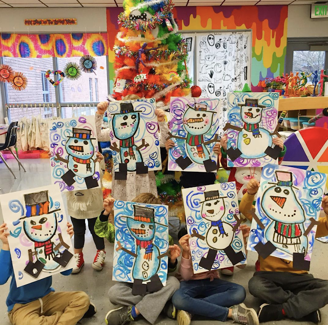 Cassie Stephens: In the Art Room: Top Ten Favorite Winter Art Lessons!