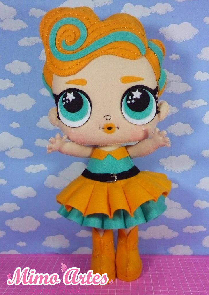 Mimo Artes: Lol Surprise Luxe Gold 24k - Lol de Feltro