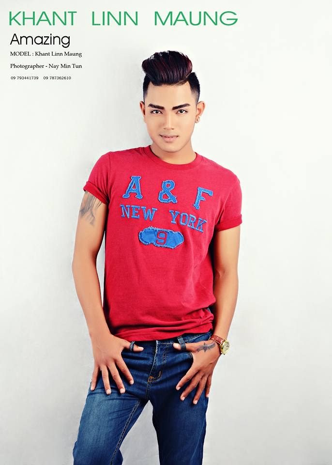 M y a n m a r H u n k s: Khant Lin Maung @ Amazing Fashion Photo Studio