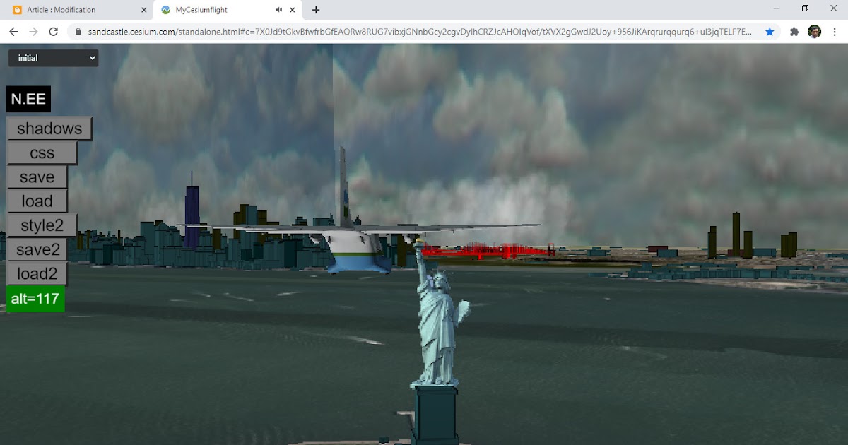 chung's blogspot: myCesiumflight osm openstreetmap buildings 3D