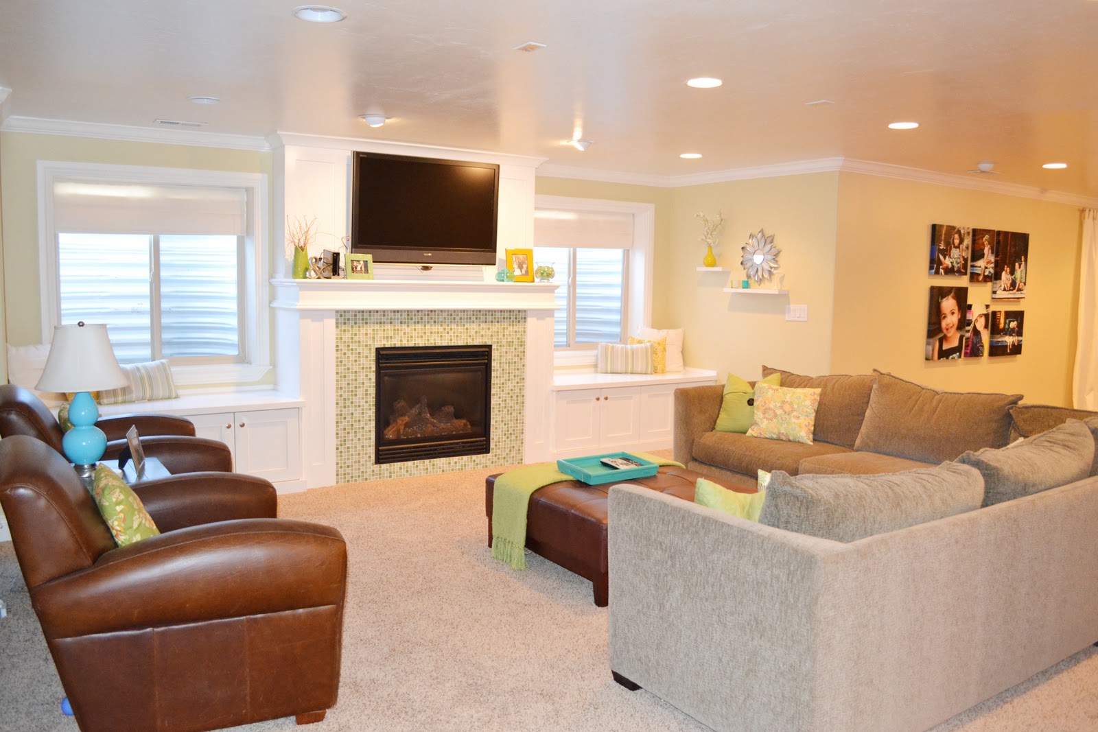 Sita Montgomery Interiors: My Home Tour: Basement Family Room