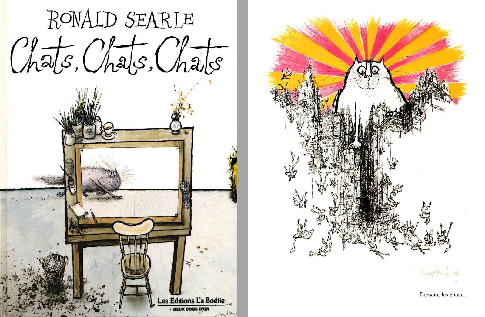ECC Cartoonbooks Club: Ronald Searle The Great (part 6) - His so human ...