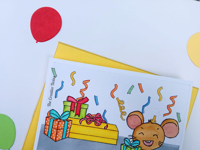 The creative twins : Mice Birthday party