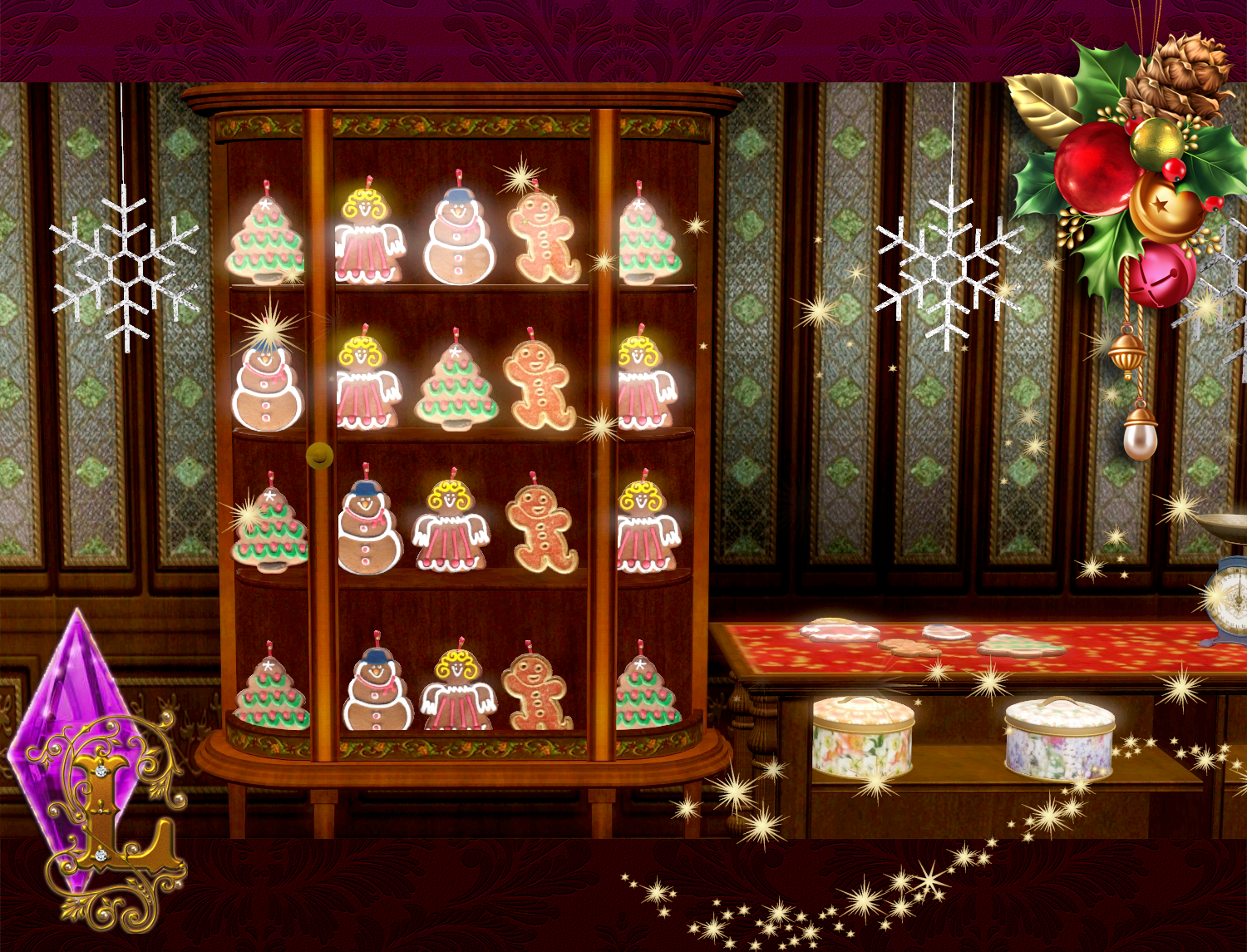 Ladesire's creative corner): Christmas Candy Shop by Ladesire
