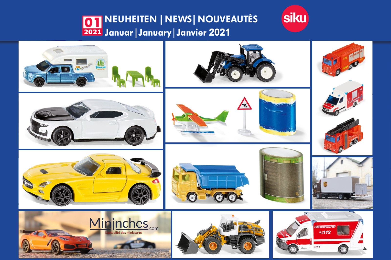Voici les nouveautés SIKU 2021 de janvier ! - Mininches