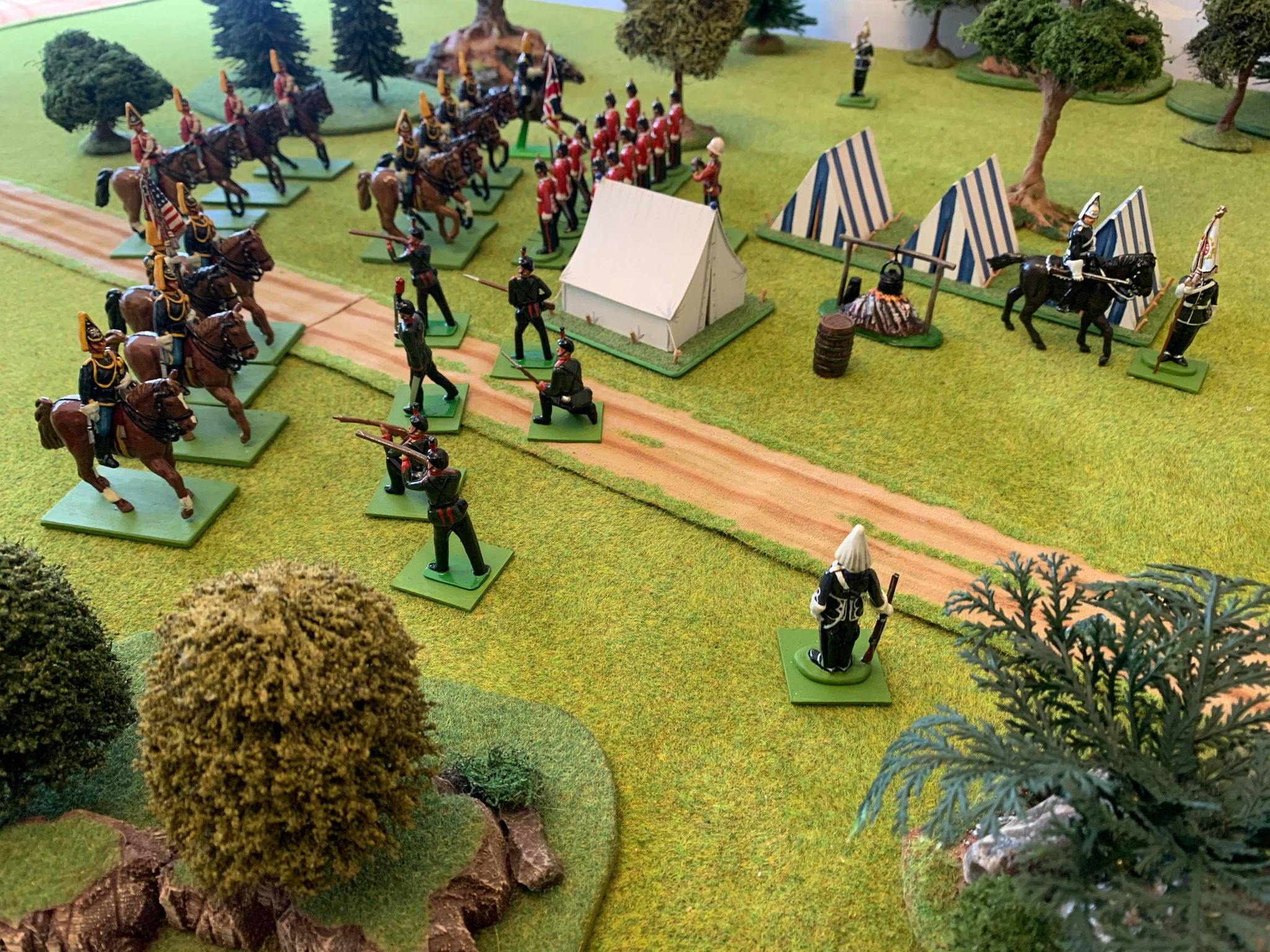 Wargaming with 54mm Toy Soldiers: SKIRMISH near OTTAWA (Dominion Wargame)