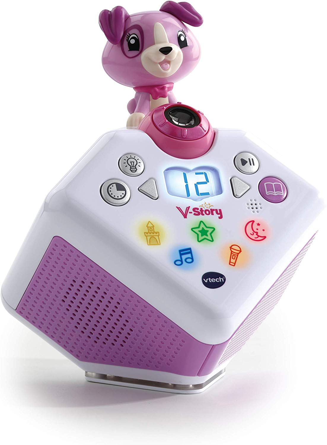 Vtech 80-608064 V-Story, die Hörspielbox pink, Musik-und Geschichtenbox ...