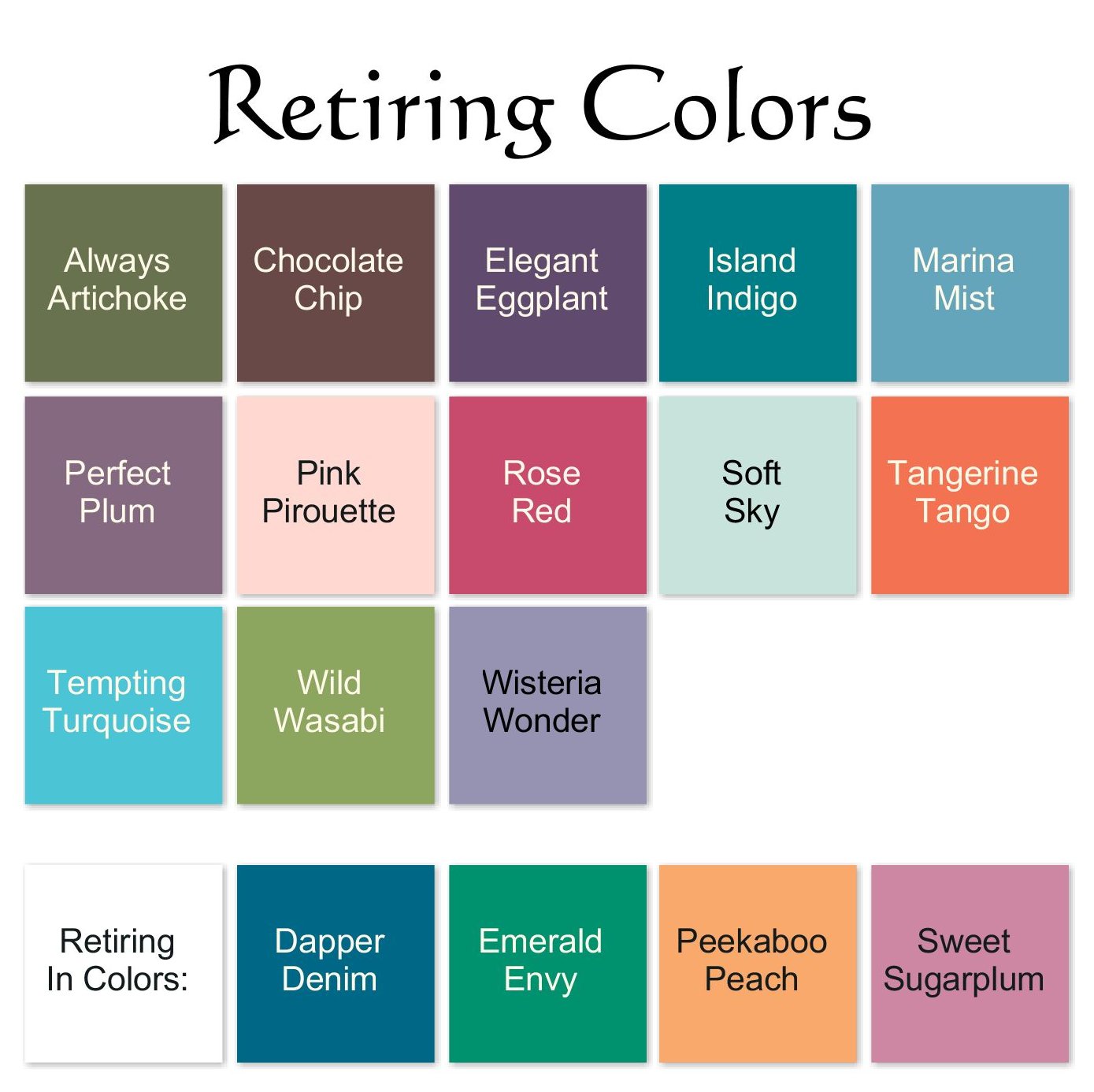 RunningwScissorsStamper: Retiring Products & Color Revamp News
