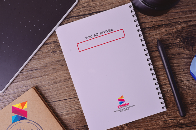 Notebook Style Debut Invitation - Stunro CreativeWorks