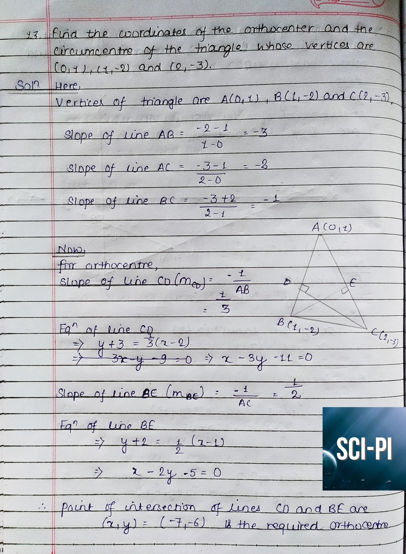 Grade 11 Analytical Geometry Exercise 1 Solutions | Basic Mathematics ...