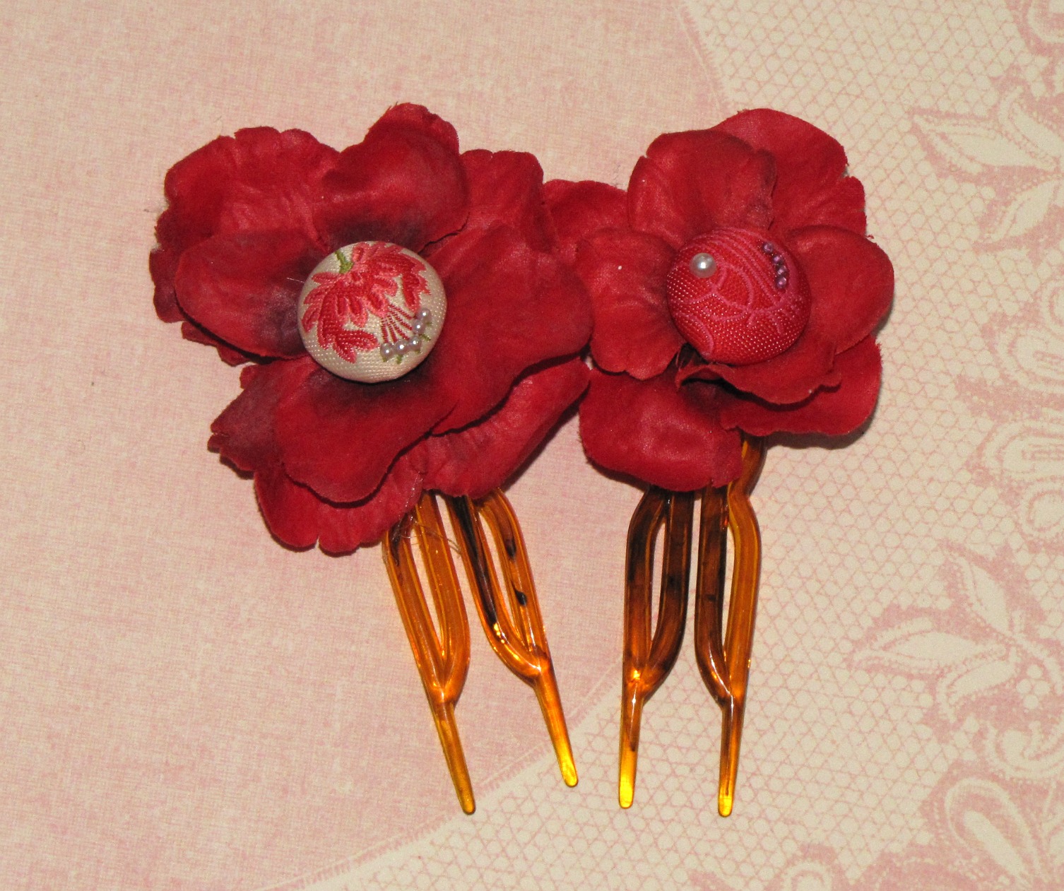 A Fresh New Day: Make it in a Minute! Floral Hair Pin Tutorial