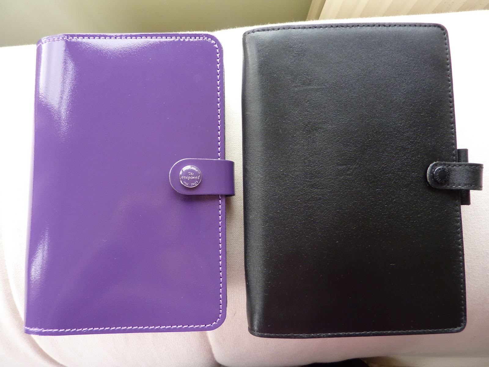 Plannerisms: The Original personal size Filofax in Patent Purple