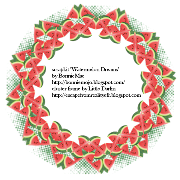 Escape From Reality Blog: FTU 'Bonnie Mac's Watermelon Fun' Cluster ...