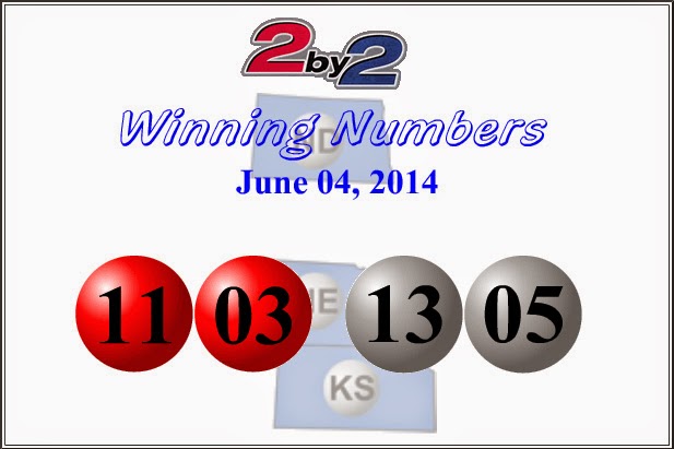 U.S. 2by2 Results for 06/04/2014 ~ Lottery Results
