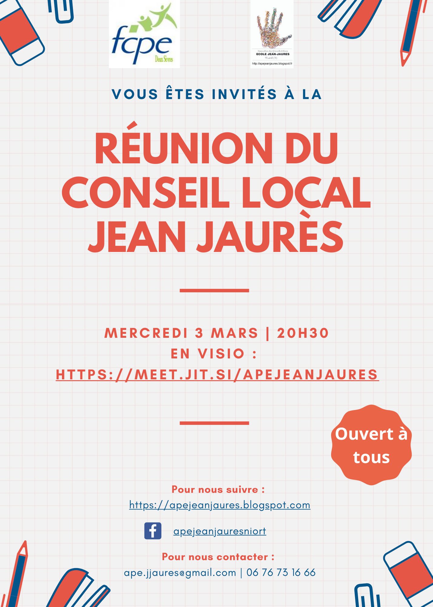 Association des Parents d'Elèves de l'ensemble scolaire Jean Jaurès ...