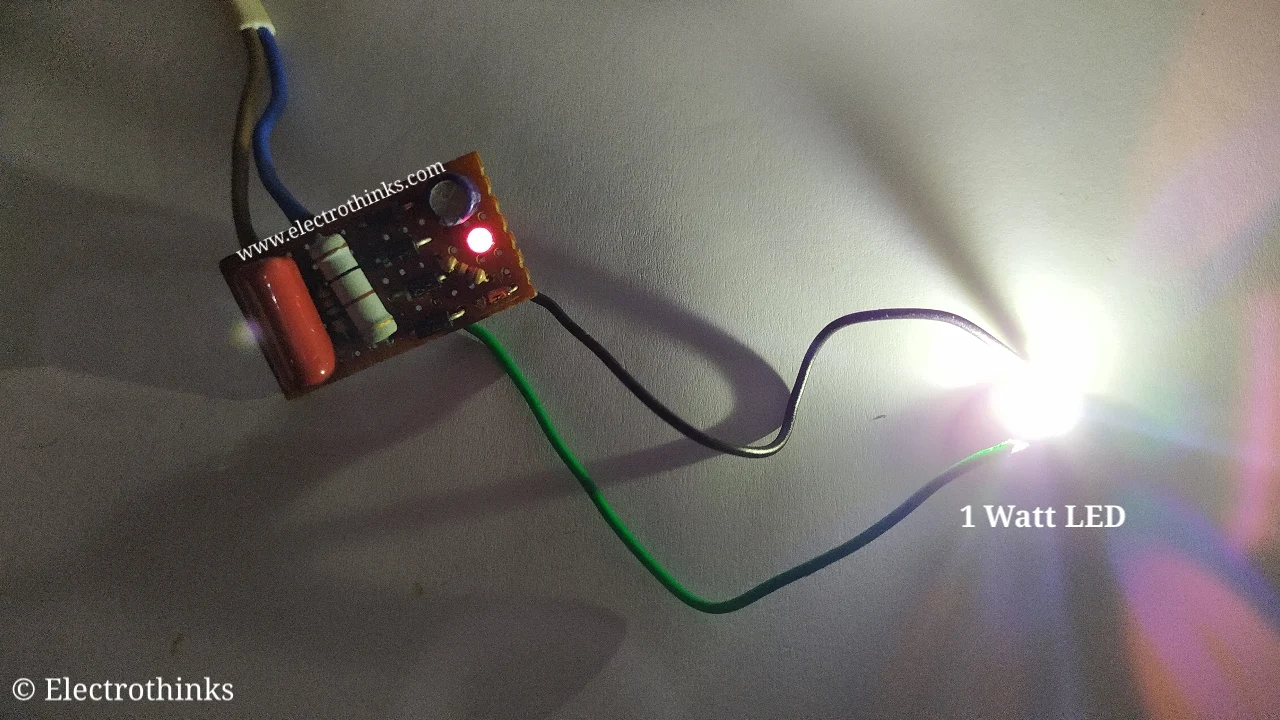 Transformerless Capacitive Power Supply for LED & Acid Battery