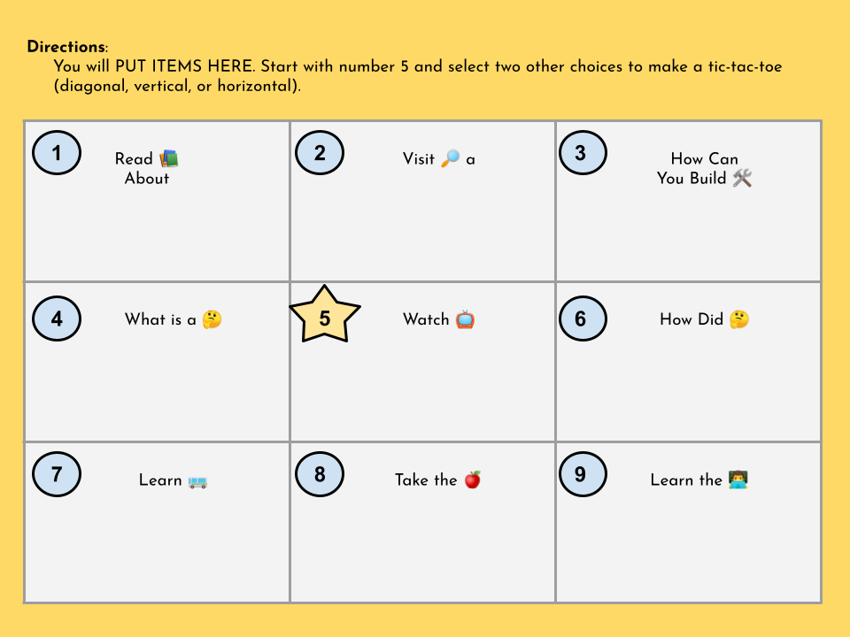 Learn Lead Grow: Choose Your Own! 3 Choice Board Templates to Use in ...