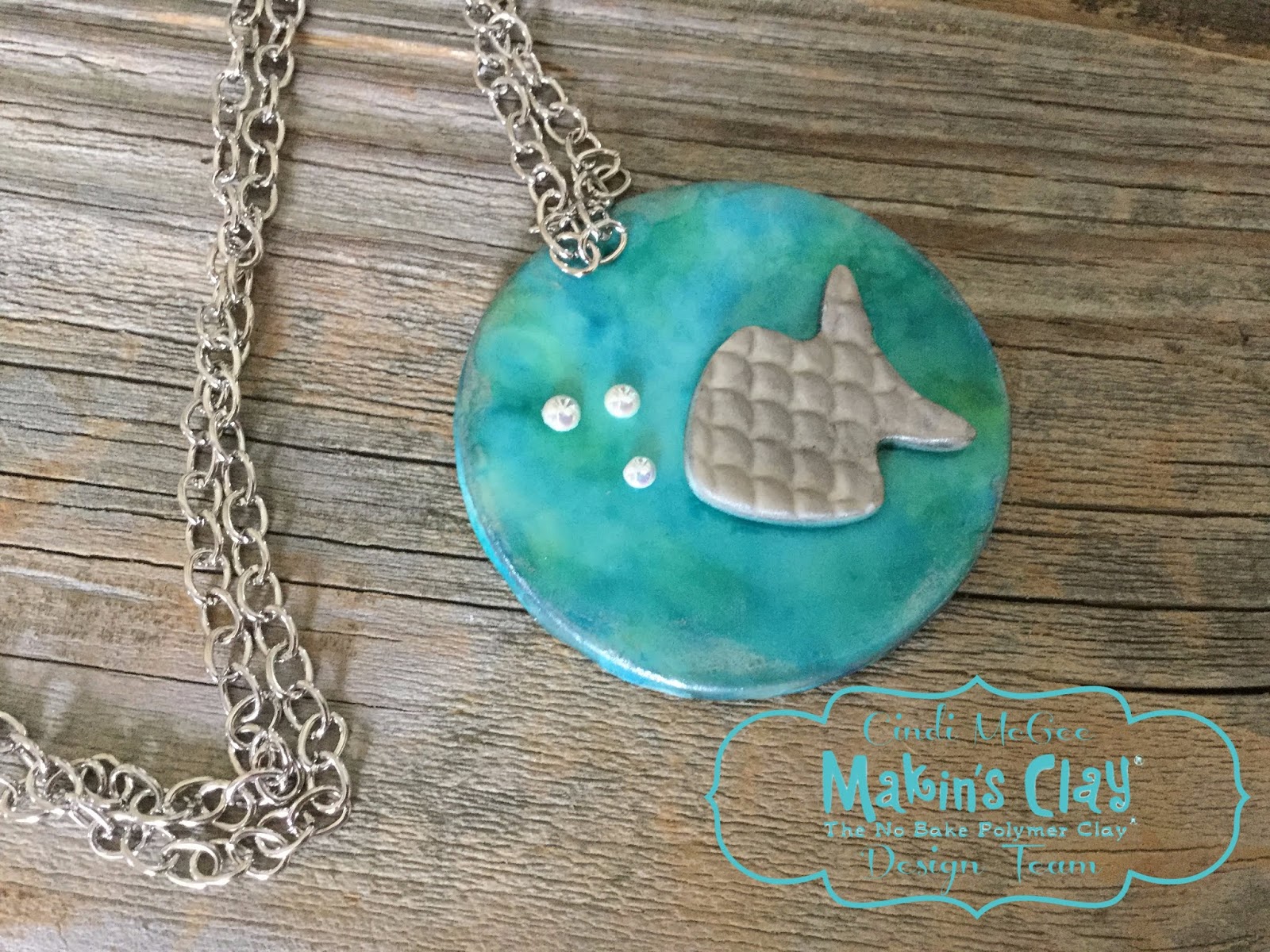 A Simple Fish - Polymer Clay Pendant