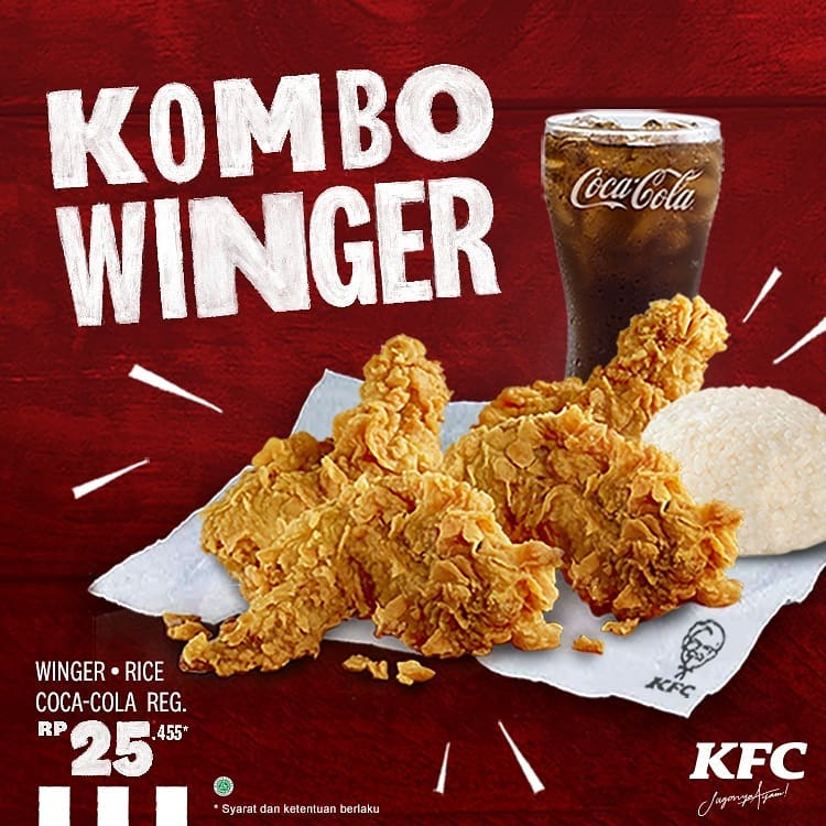 Promo KFC Menu Spesial Kombo Winger Untuk Kamu Yang Di Rumah Aja ...