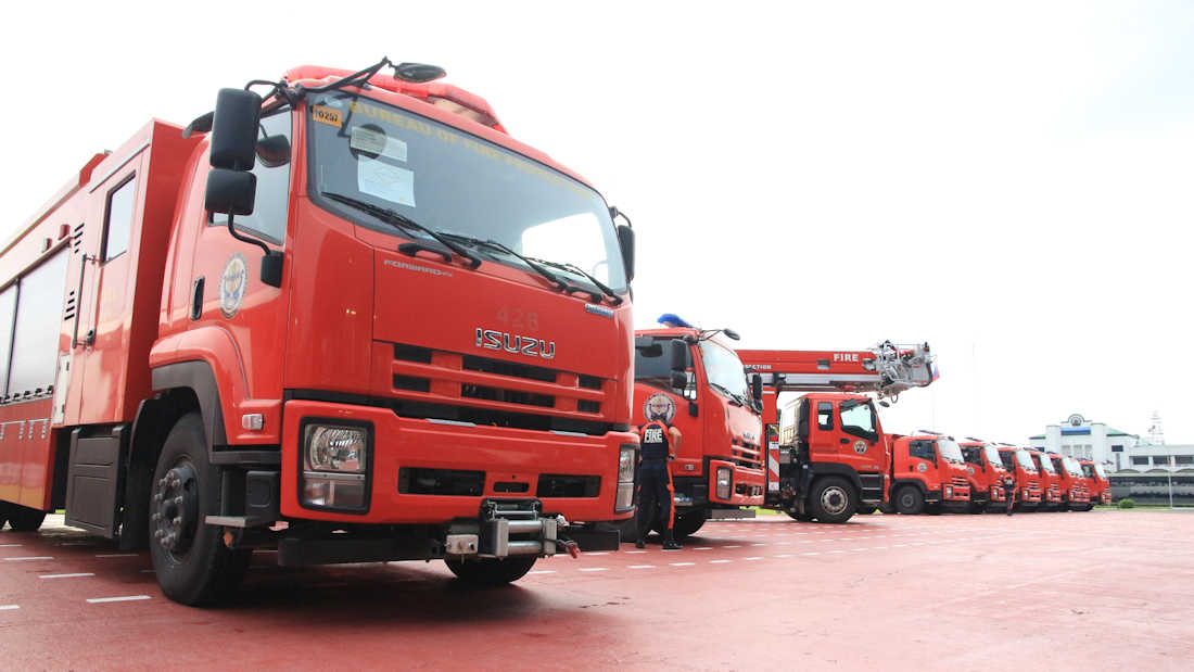 IPC Turns Over 84 Fire Trucks for BFP Modernization Program | CarGuide ...