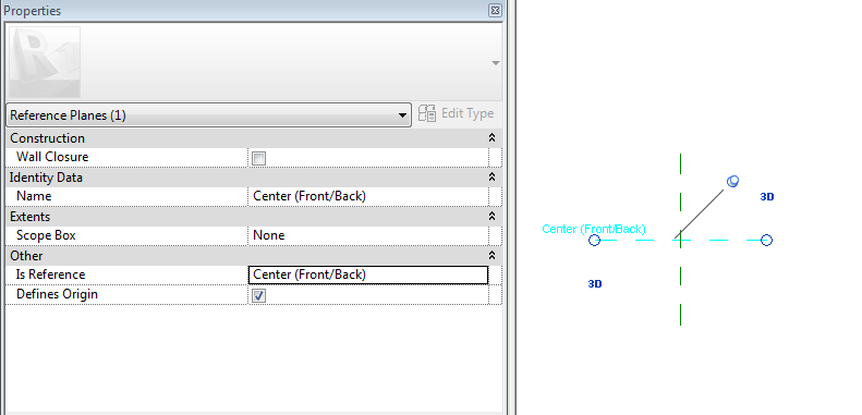 Ik Leer BIM: Reference Planes in een Revit Family