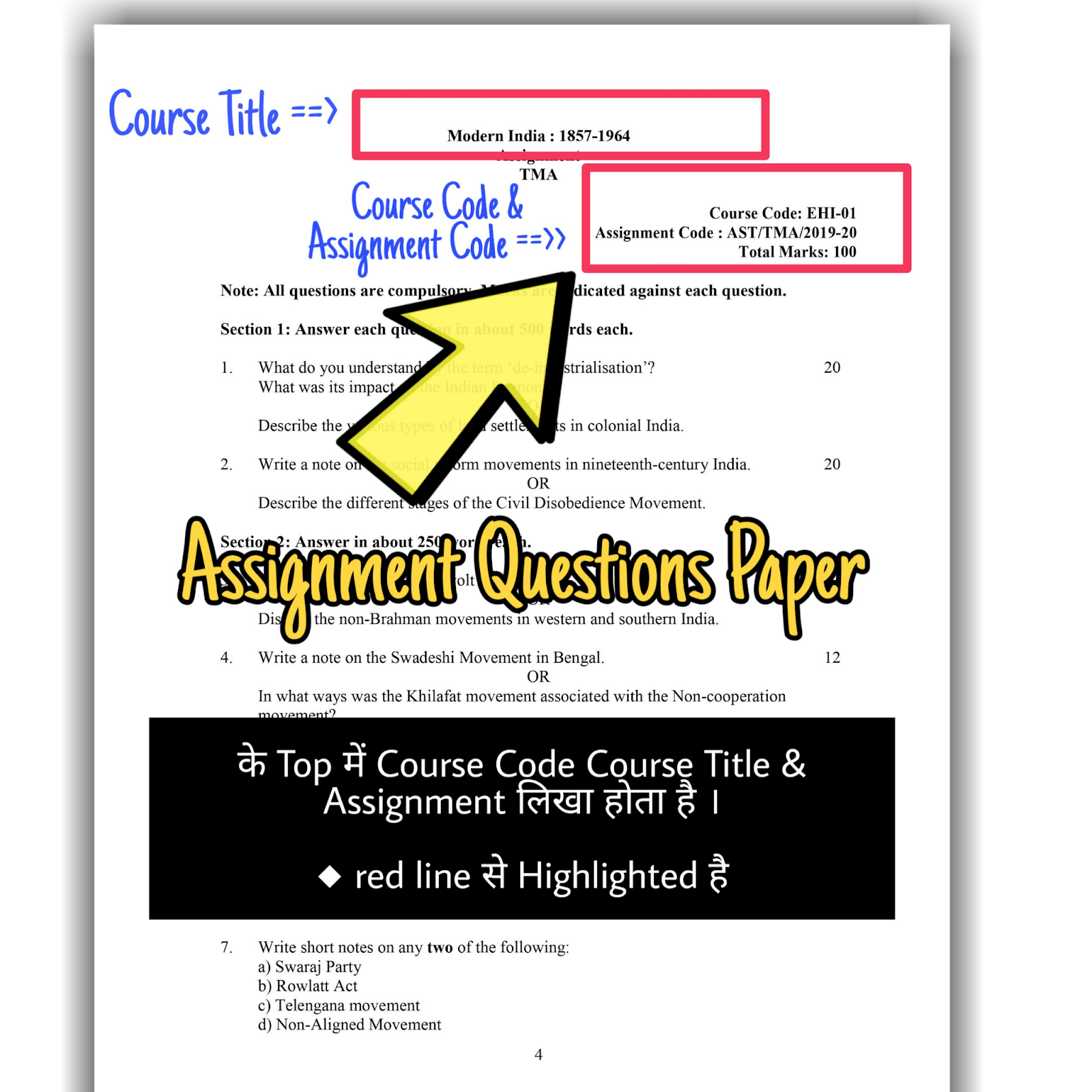 Important instructions for IGNOU Assignments | Ignou Assignment Fast ...