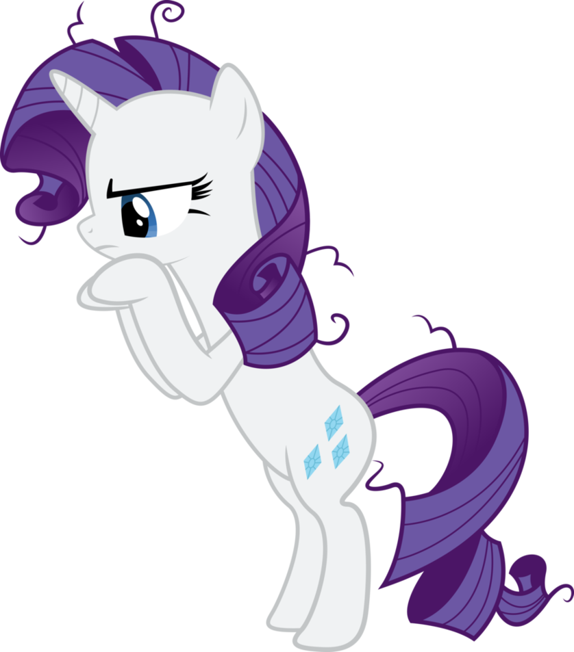 Rarity Sitting Vector