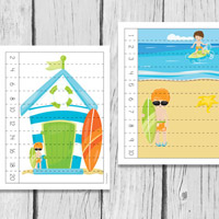 Free Summer Printables for Kids | Totschooling - Toddler, Preschool ...