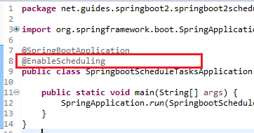 Spring Boot Scheduling Tasks Example
