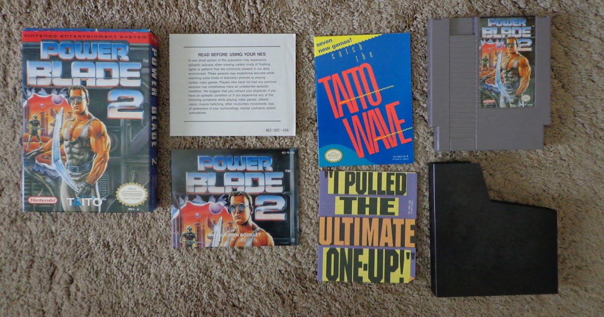 WatchmeplayNintendo: Power Blade 2 Complete in Box