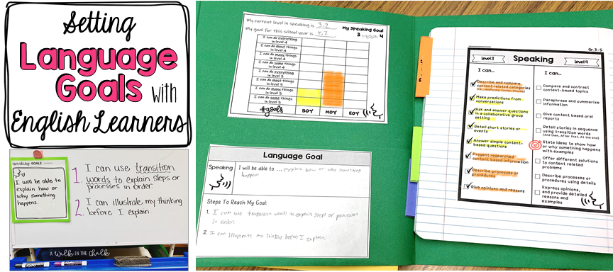 Setting Language Goals with English Language Learners | A Walk in the Chalk