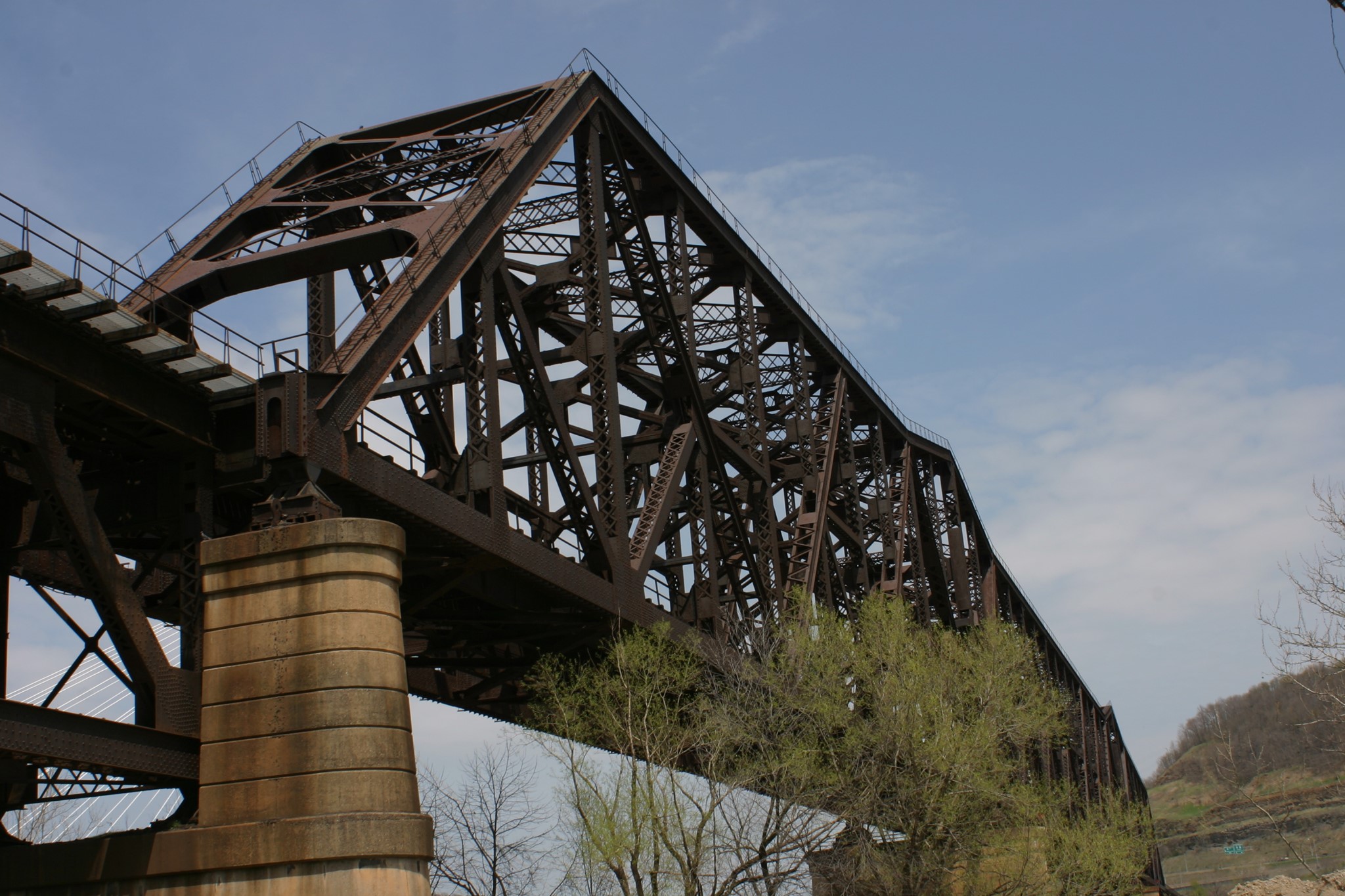 Industrial History: 1926 NS/PRR Panhandle Bridge over Ohio River ...