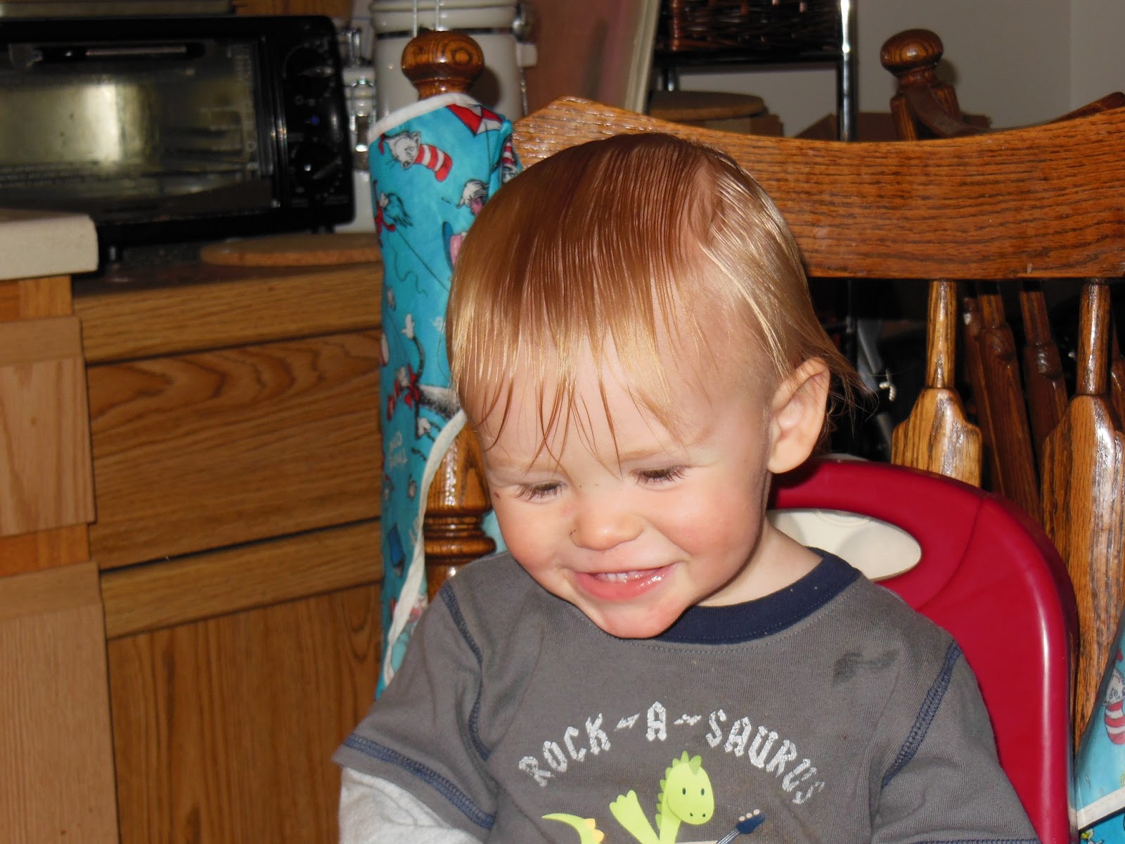 Loving Leah, Tommy, Nic and Kenny: Kenny's First Haircut, and Dad's ...