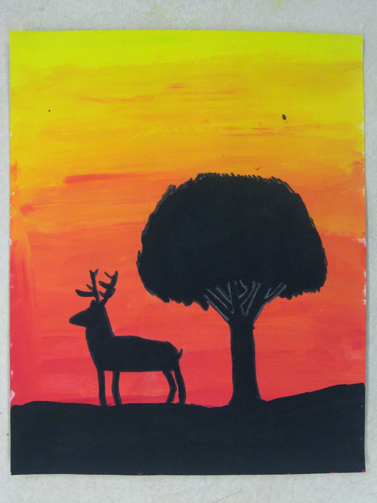 Miss Young's Art Room: 6th Grade Analogous Color Paintings