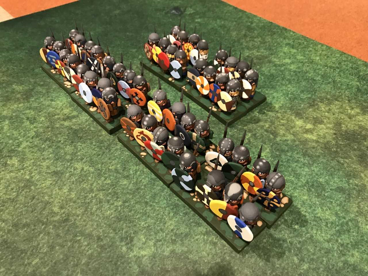 Wooden Warriors: Saxon Fyrd Unit and Entire Wing of Battle of Hastings