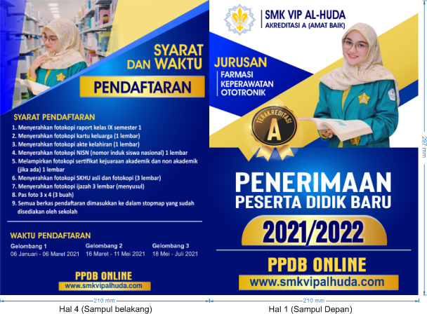 CONTOH BROSUR PPDB SMK 2021