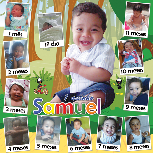 Aline Ferraz - design e fotografia: 1 ano de Samuel - banner Smiliguido