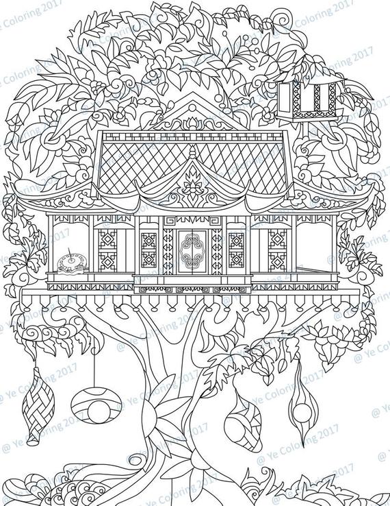 Treehouse Coloring Pages ~ Coloring Pages