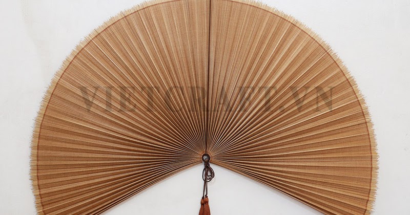 Bamboo Fan: Vietnamese Decorative Large bamboo fan