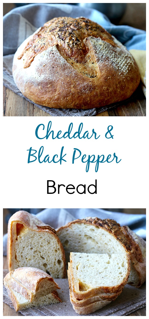 Cheddar Cheese and Black Pepper Bread | Karen's Kitchen Stories