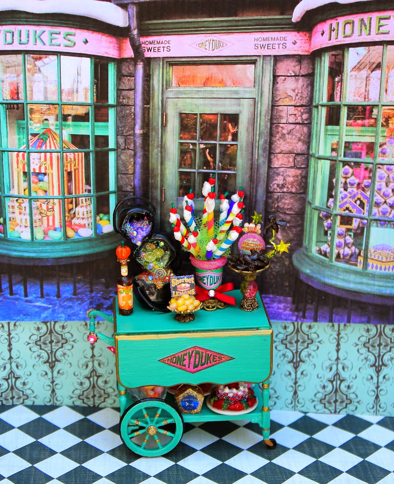 19th Day Miniatures Works in Progress: Dollhouse Miniature Harry Potter ...