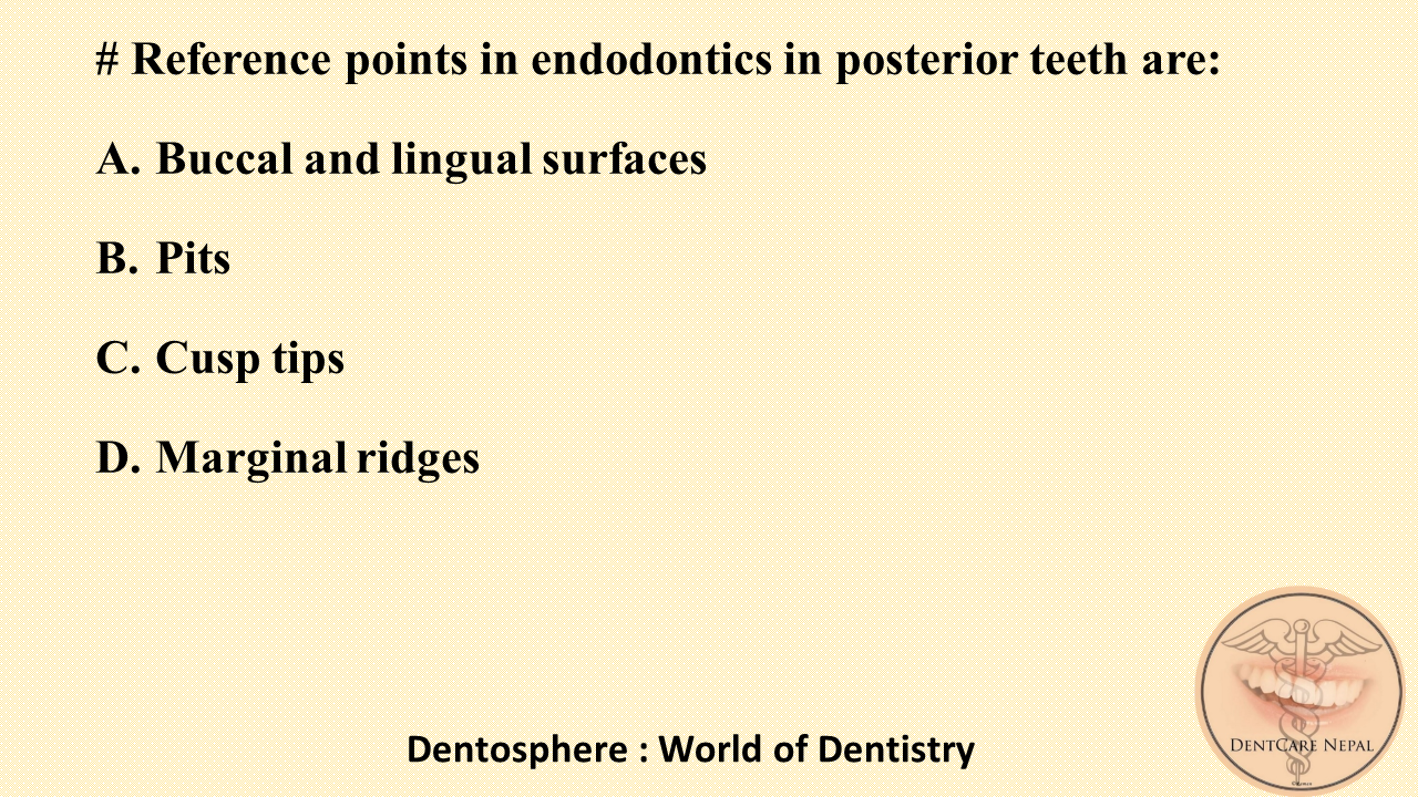 Dentosphere World Of Dentistry Reference Points In Endodontics In Posterior Teeth Dentosphere World Of Dentistry Reference Points In Endodontics In Posterior Teeth